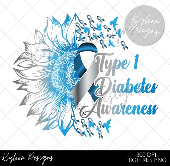 Diabetes Type 1 Symbol Supporting Diabetes Awareness On Diabetes Alert