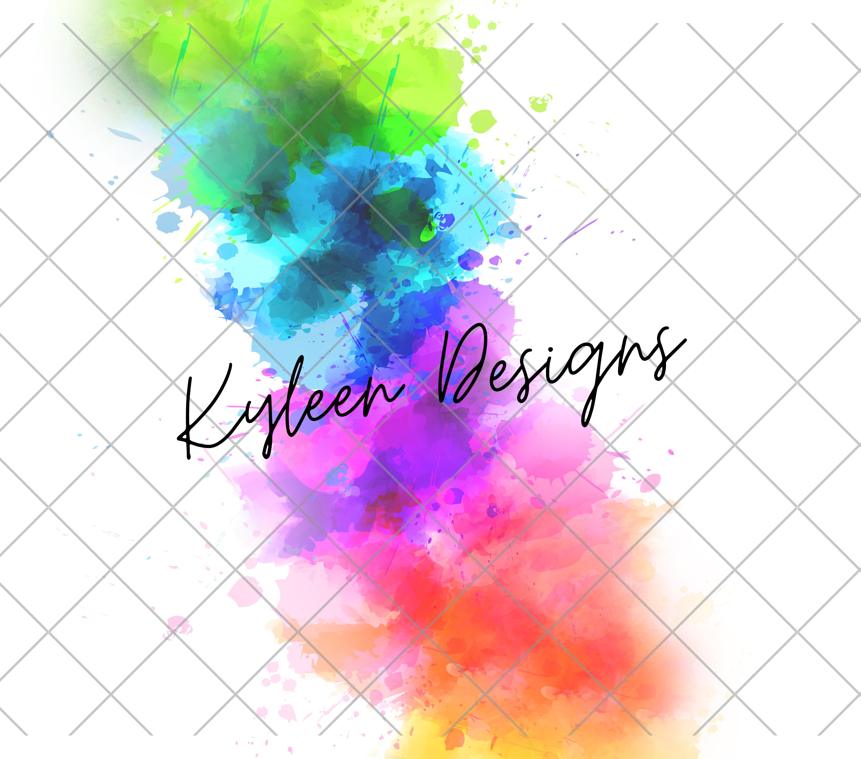 20 Ounce Straight Glitter and Paint Splash Wrap for - Etsy