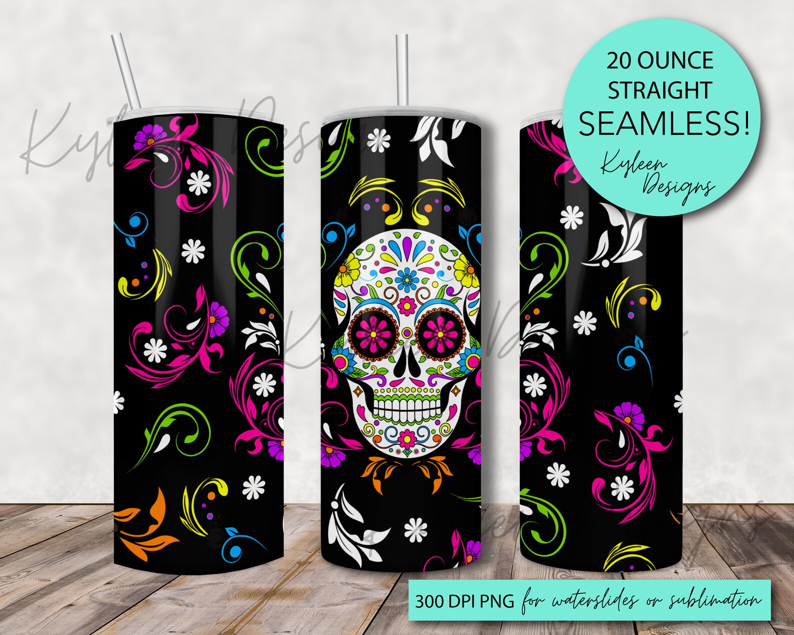 SEAMLESS Sugar Scroll Wrap 20 Ounce Tumbler Wrap for - Etsy
