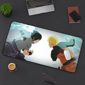 Naruto Intense Battle Desk Mat Legendary Ninja Shinobi Mousepad ...