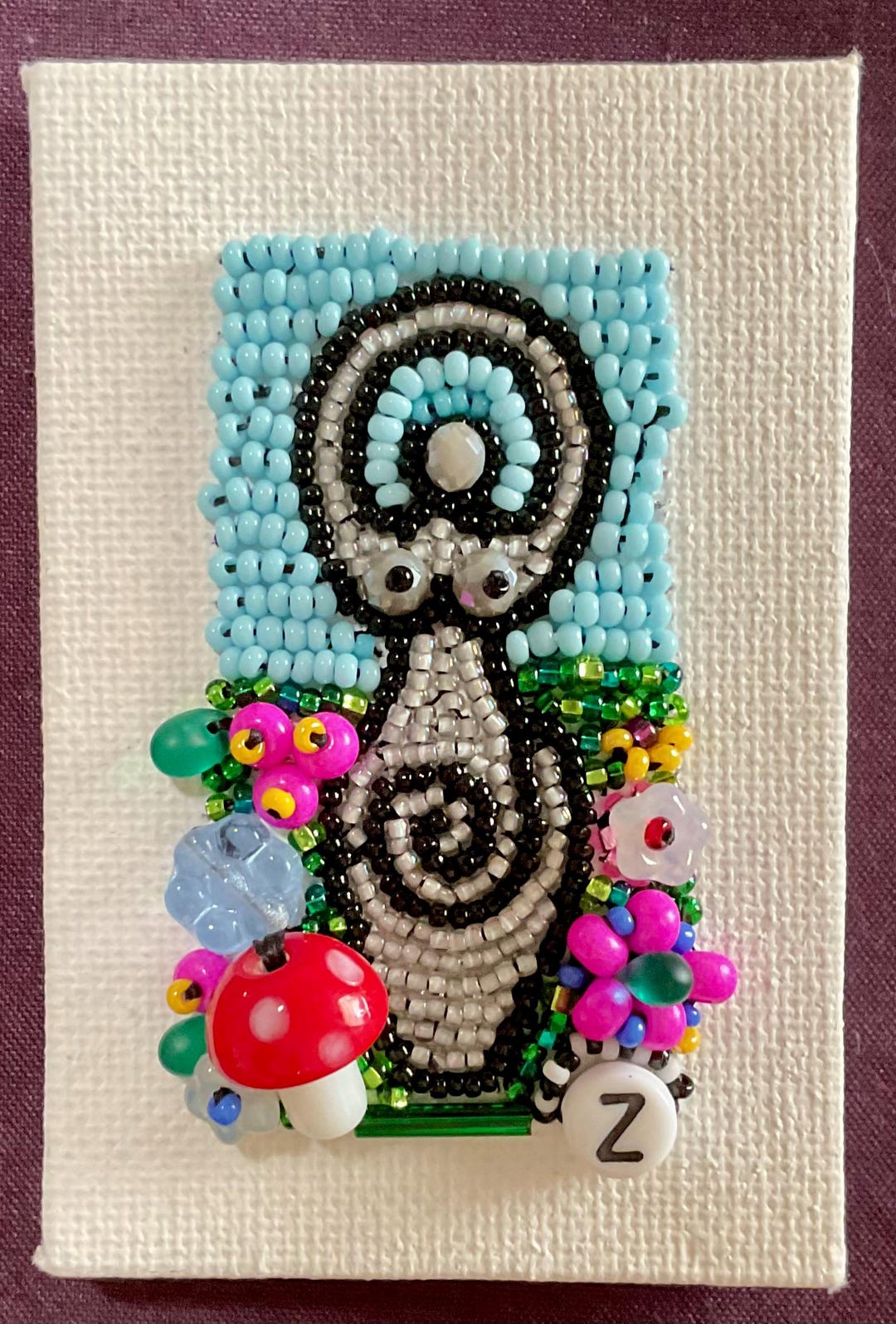 Fertility Goddess, Original Bead Artwork Signed by Artist - Etsy