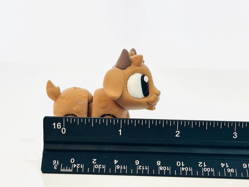 3D Printed Articulated Flexi Goat Fidget - Eco-friendly PLA Decor - F11 ...