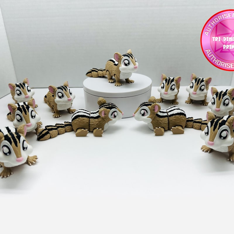 Mini Chipmunk Figurine - Etsy
