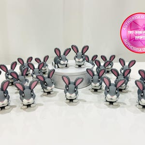 Flexi Rabbit Articulated Fidget | Flexi Figurine | 3 Sizes 3 to 9 ...