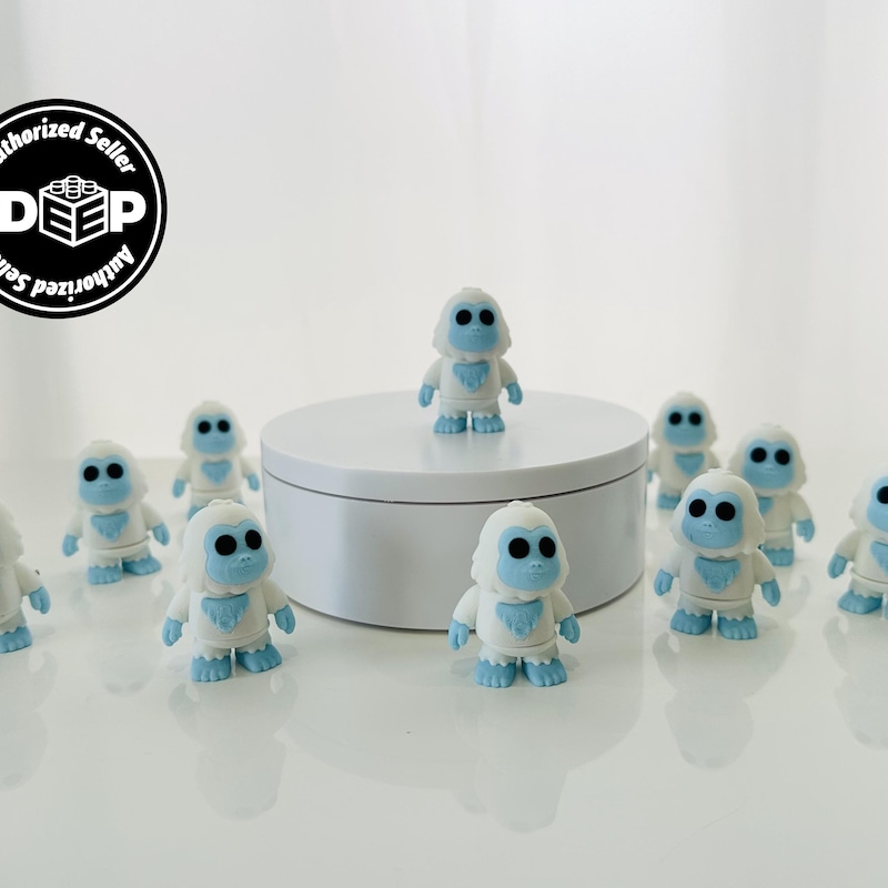Yeti Toy Figurines - Etsy
