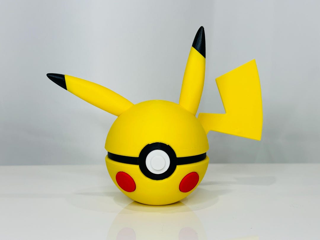 Pikachu Pokeball Prop Classic N3D Desing | 3D Printed PLA | Collectible ...