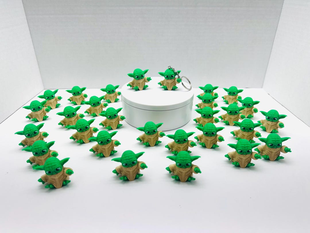 Mini Grogu Figure: 3D Printed Cartoon Design - J3 - Etsy