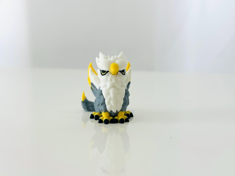 Miniature 3D Printed Griffon Figure: Unique Cartoon Gift - A5 - Etsy