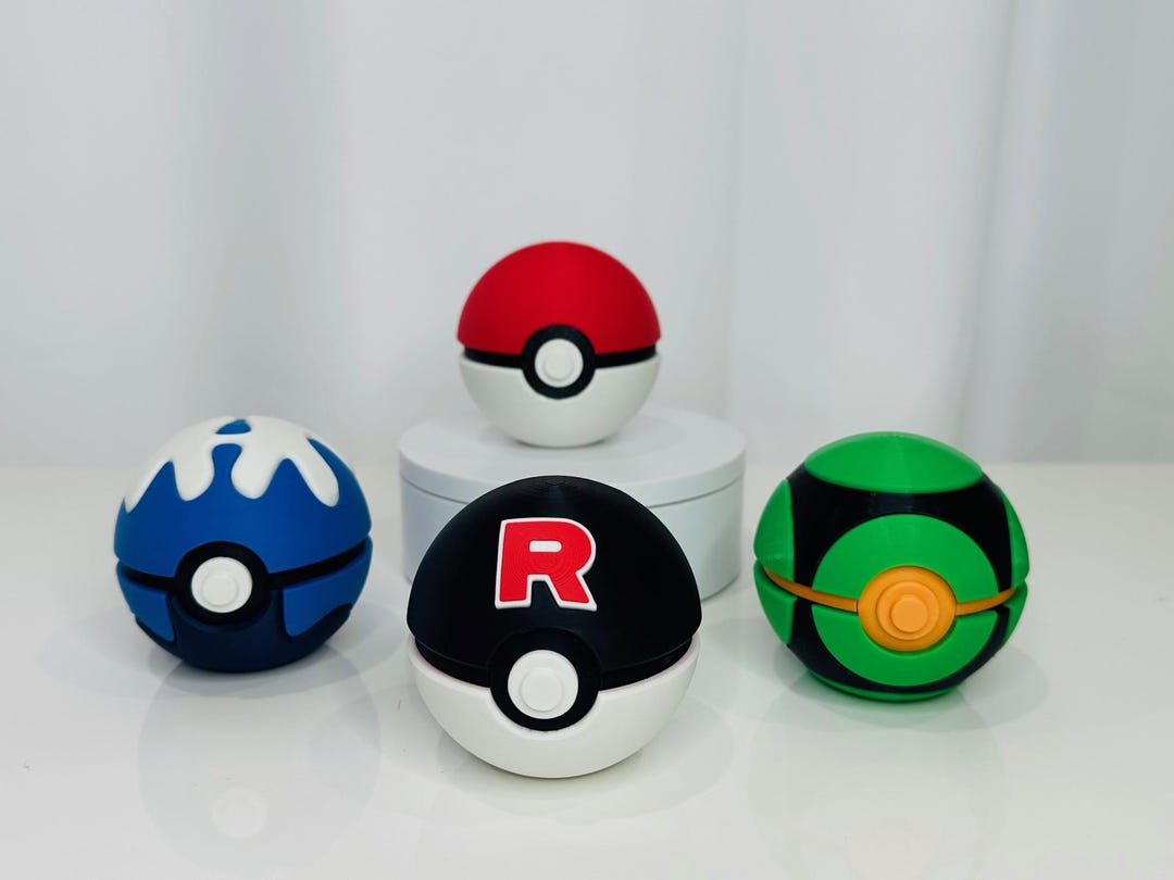 Pokeball Prop Classic N3D Desing | 3D Printed PLA | Collectible | Decor ...