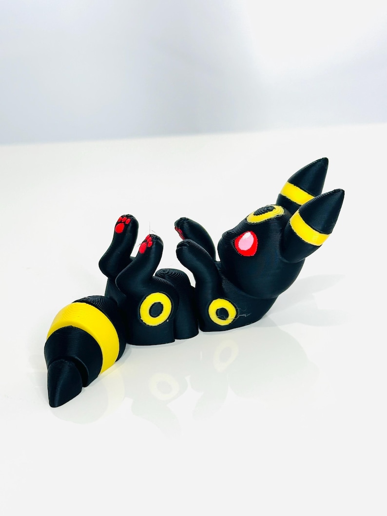 Flexi Umbreon Figurine: 3D Printed Decor - Supercrazyprints Design ...