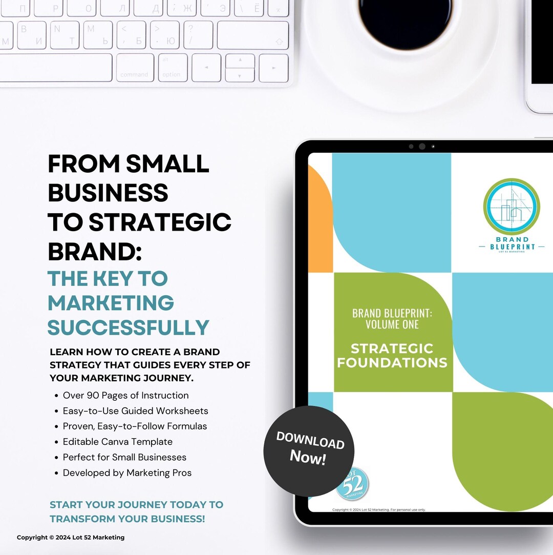 Editable Marketing Branding Workbook for Small Businesses | Canva ...