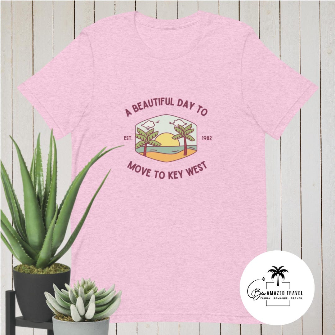 Key West Tshirt, Move to the Key West Gift, Bella Canvas Shirt, Florida ...