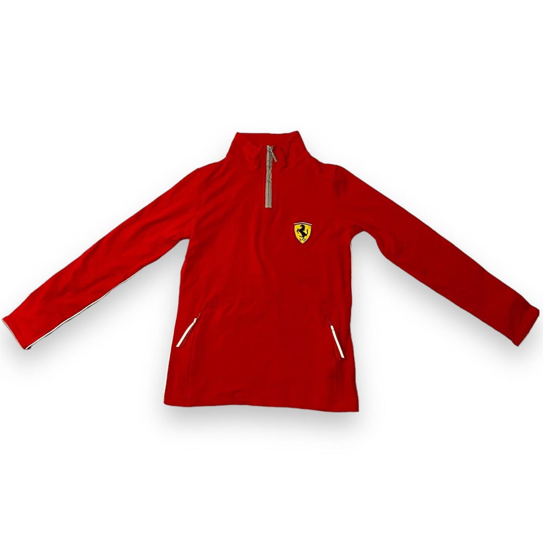 Ferrari Quarter Zip Long Sleeve - Etsy