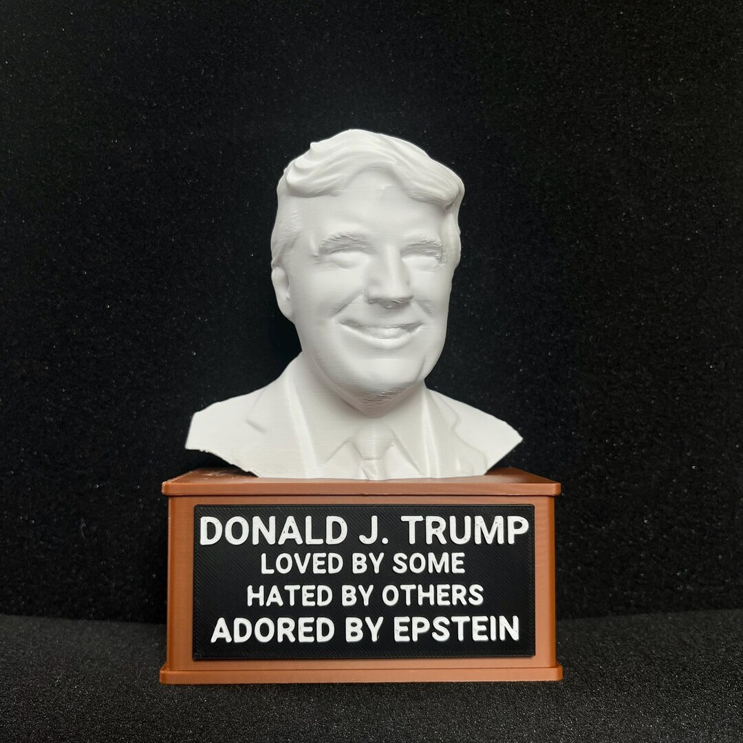 Donald Trump Bust | Custom Plaque | Funny Bust | 3D Printed Bust - Etsy
