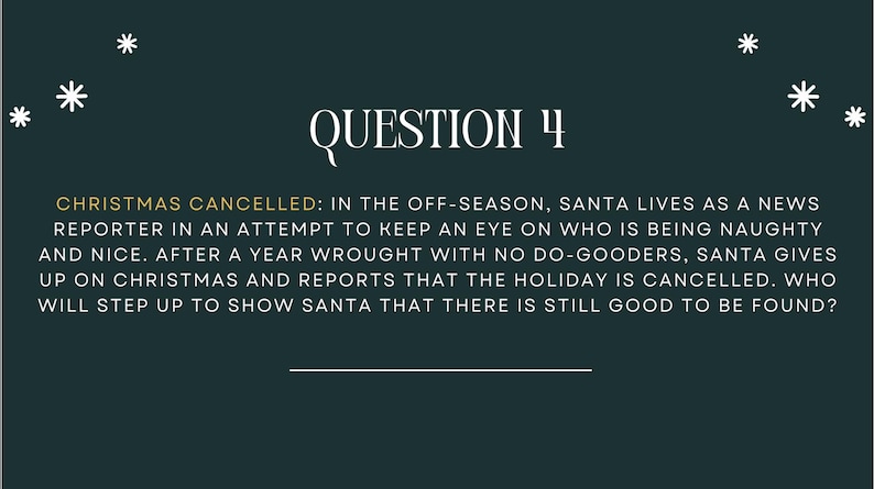 Christmas Trivia Slideshow With Answers - Etsy