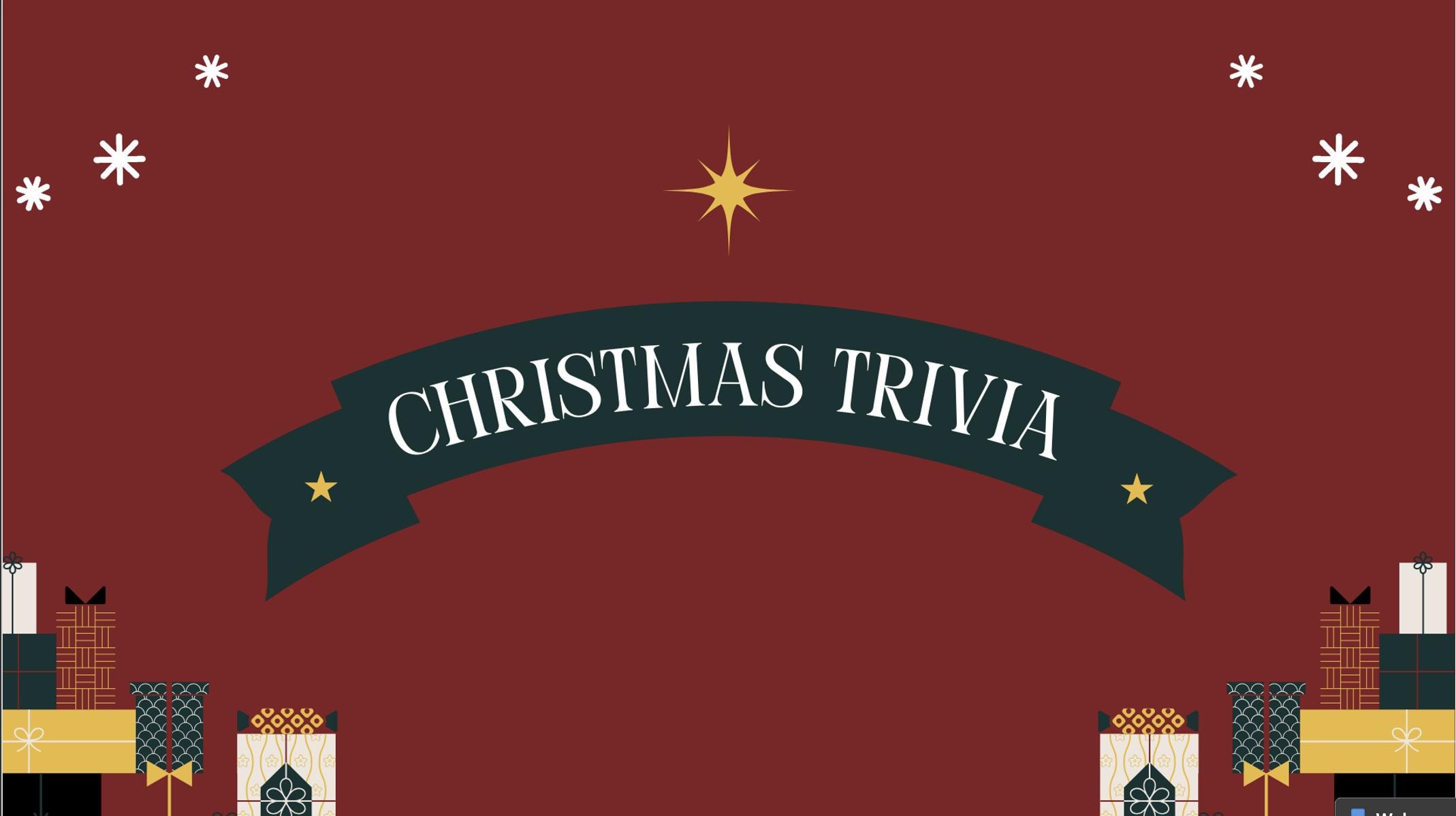 Christmas Trivia Slideshow With Answers - Etsy