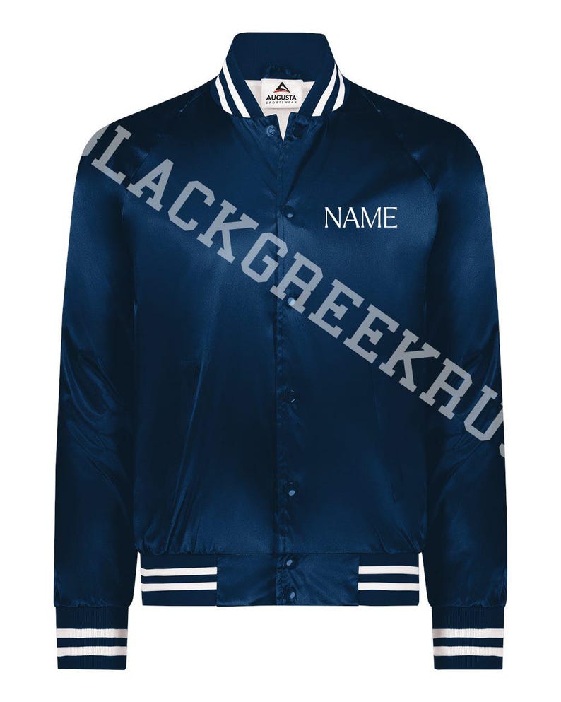 Amicette Club 'A' Satin Light Jacket | Amicette Club Jacket | Zeta Phi ...
