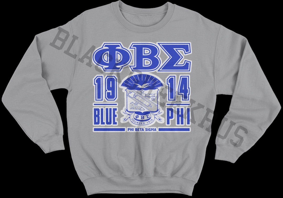 Phi Beta Sigma Fraternity, Inc Blu Phi Sweatshirt | Sigma | GOMAB | Phi ...