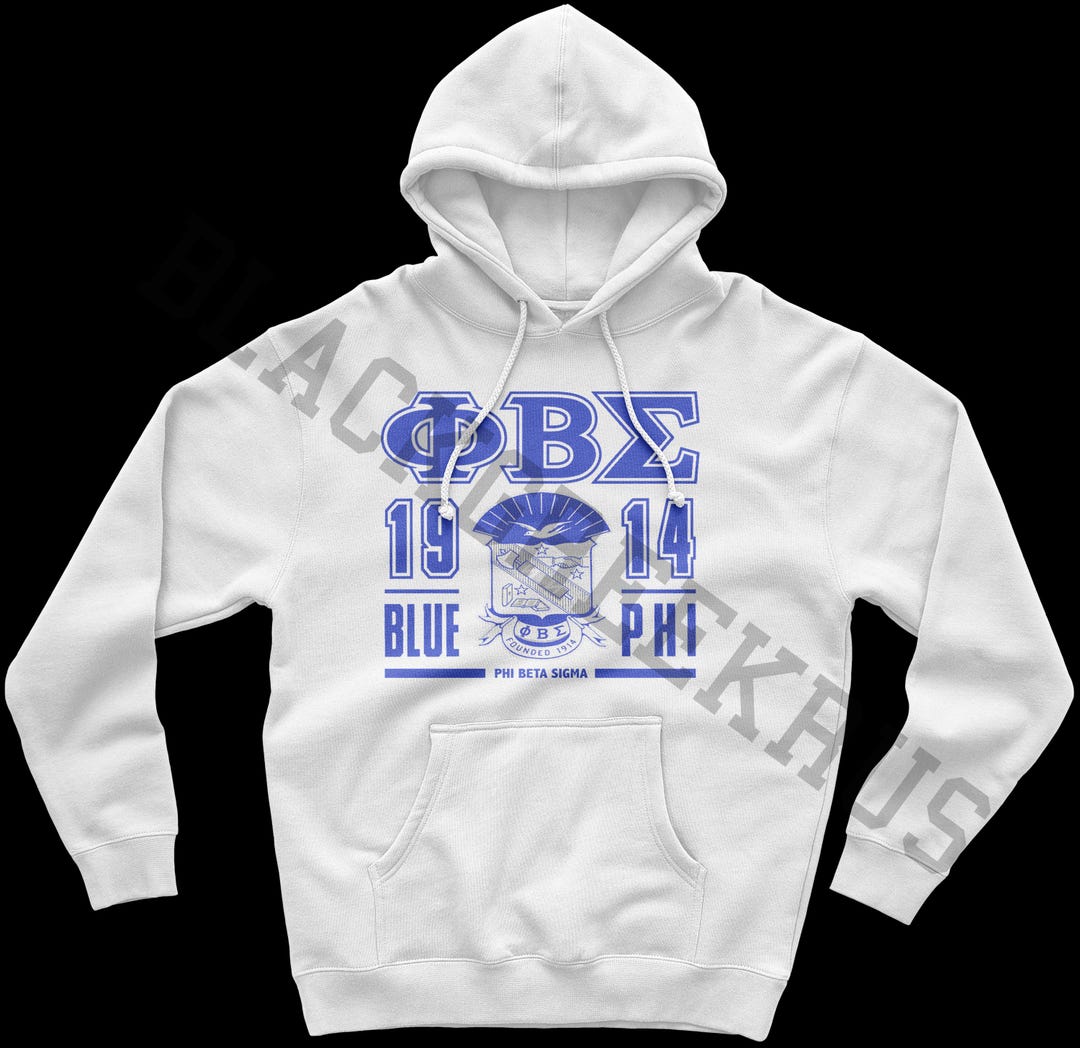 Phi Beta Sigma Fraternity, Inc Blu Phi Hoodie | Sigma | GOMAB | Phi ...