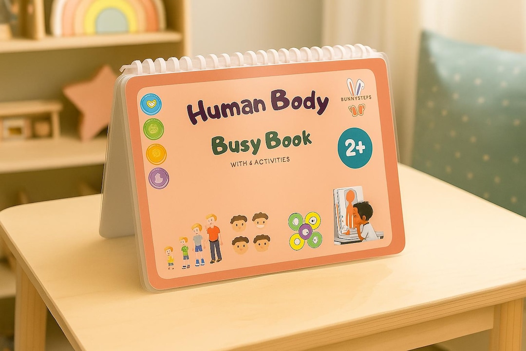 Preschool Anatomy Binder, Body Parts Matching & Senses Activities ...