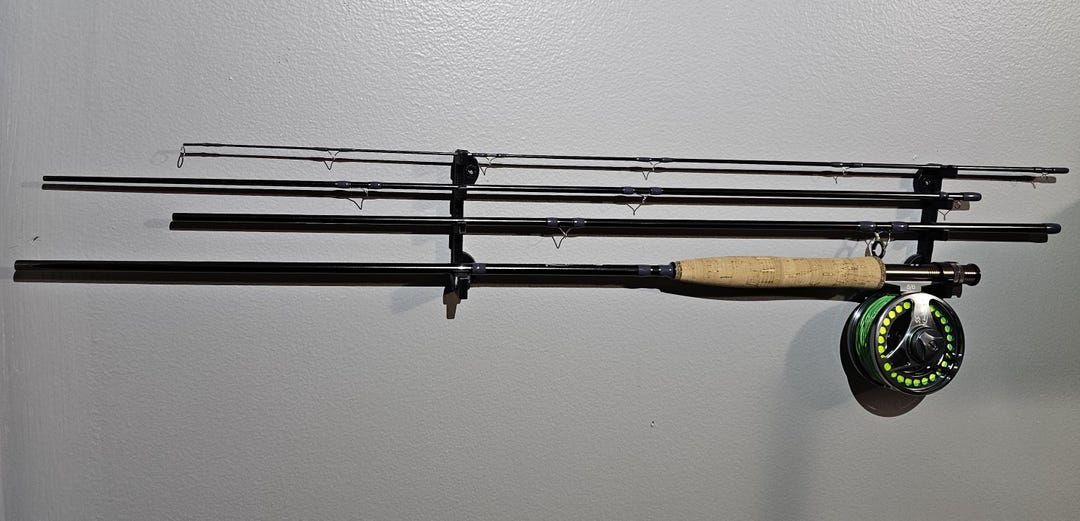 2-4 Piece Fly Fishing Rod Holder - STL Download - Etsy