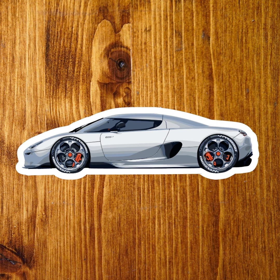 Koenigsegg CC850 - 4 Inch Die Cut Sticker - Etsy