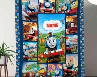 Thomas the Train Quilt - Etsy