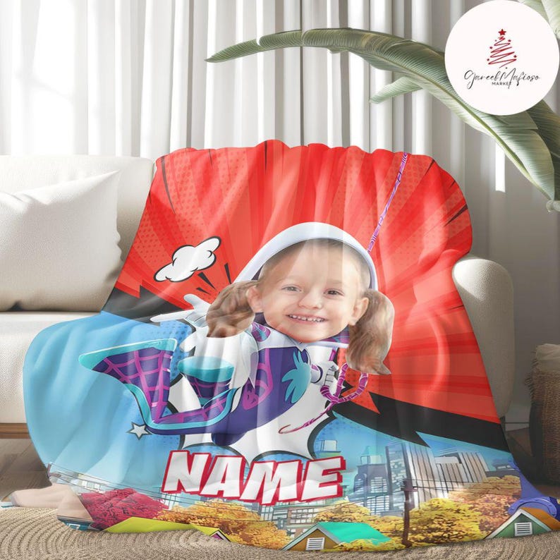 Custom Photo & Name Spidey and His Amazing Friends Blanket, Disney ...