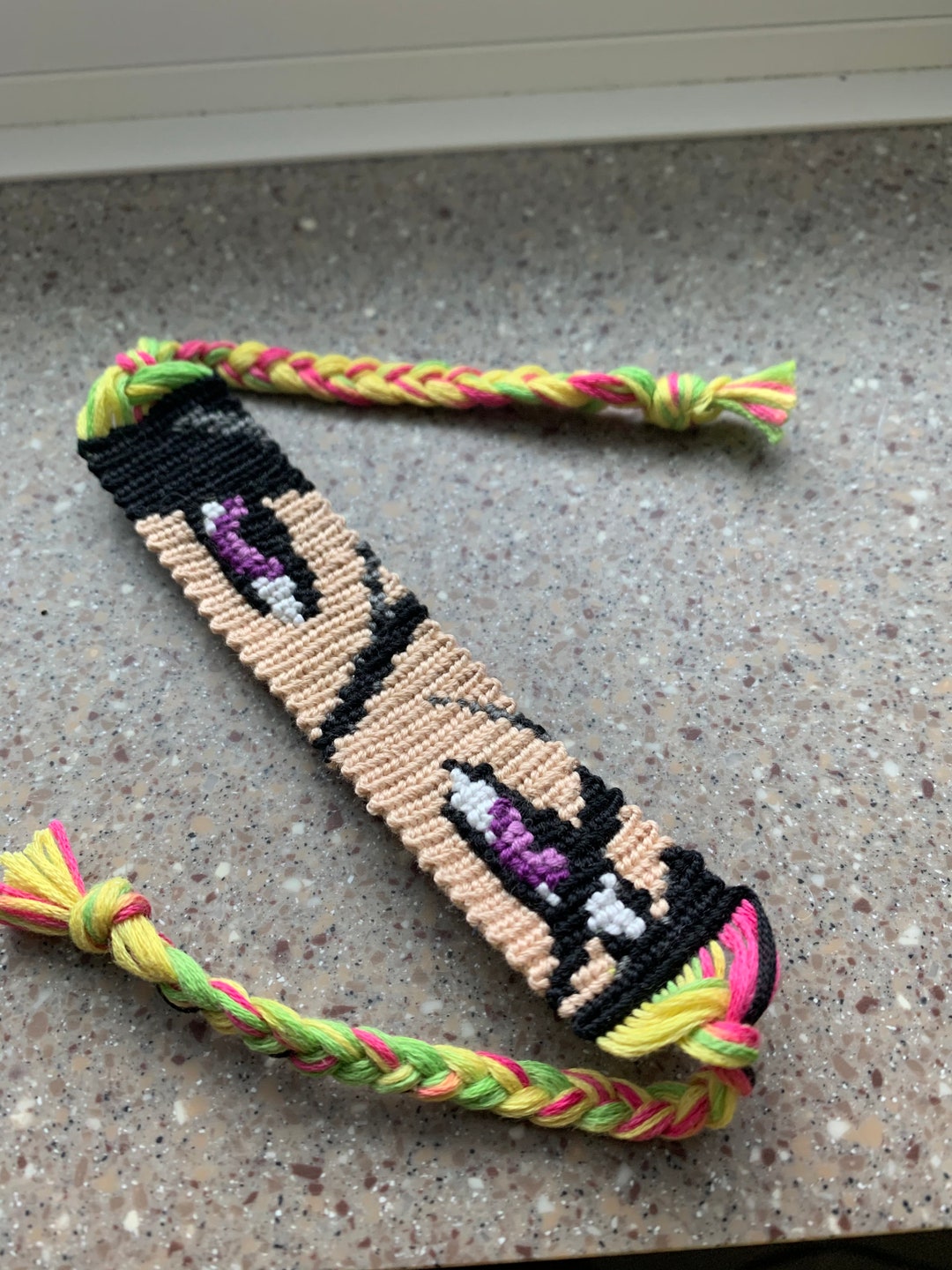 Made to Order Black Butler Sebastian Inspired Macrame Bracelet - Etsy