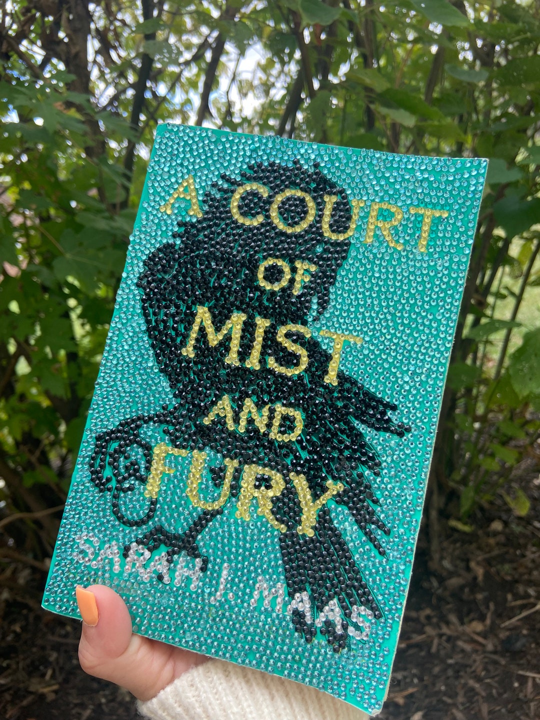 A Court of Mist and Fury Bedazzled Book Cover - Etsy
