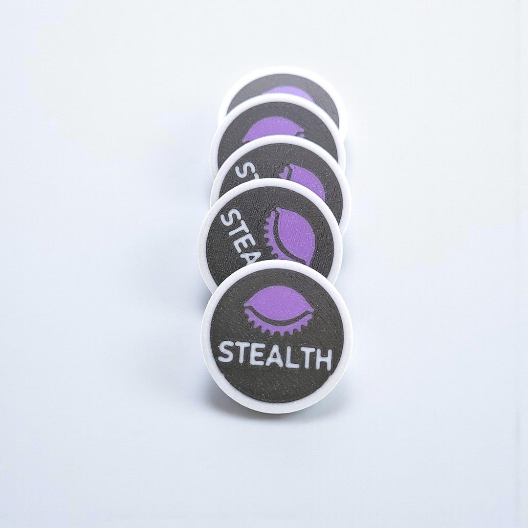 Stealth Tokens | 3D Printed Universal Marker for Tabletop Wargames ...
