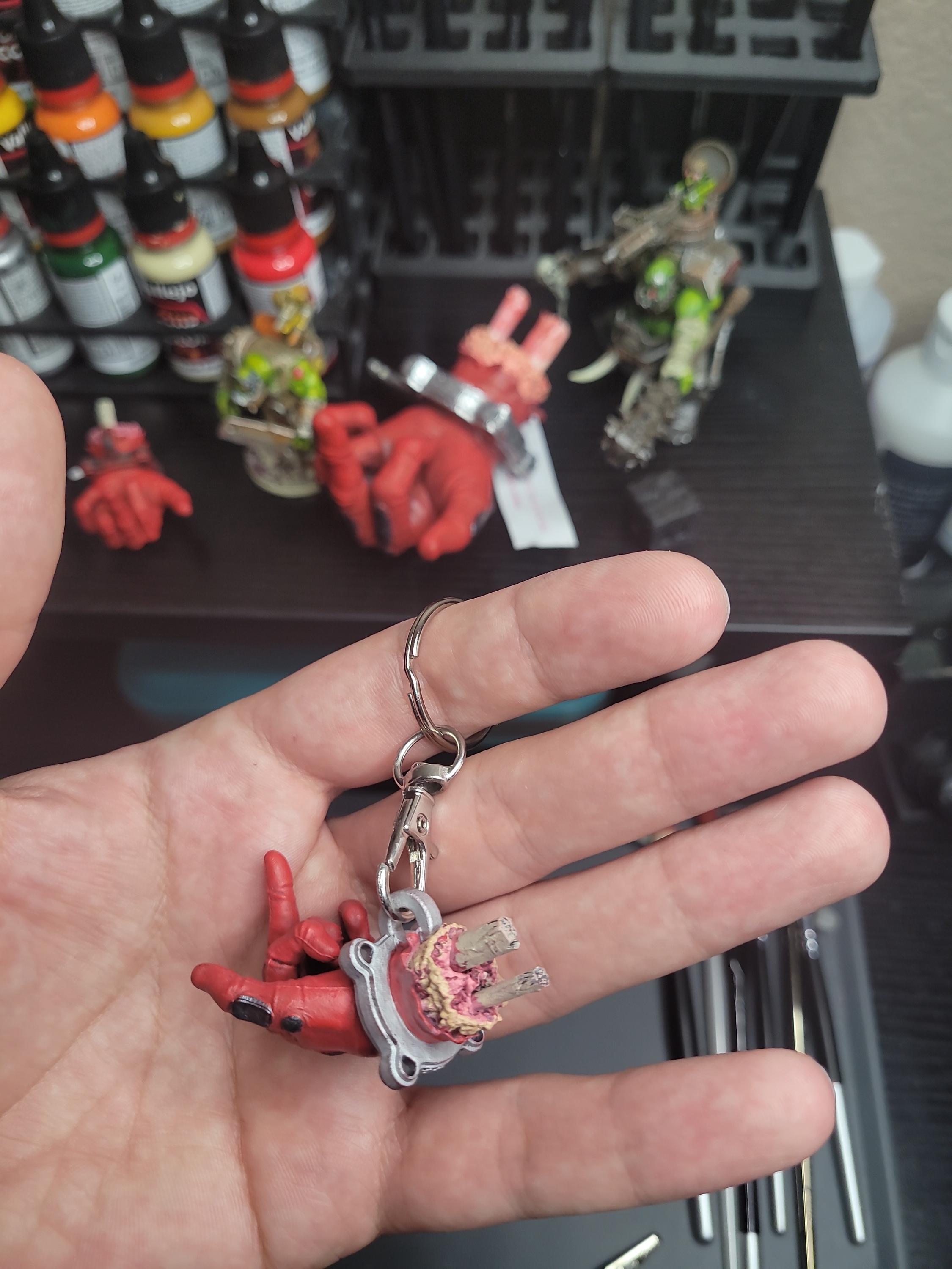 Deadpool Severed Hand Keychain - Etsy
