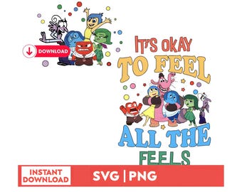 Friends Cartoon Emotions Png, It’s Okay to Feel All the Feels Png ...
