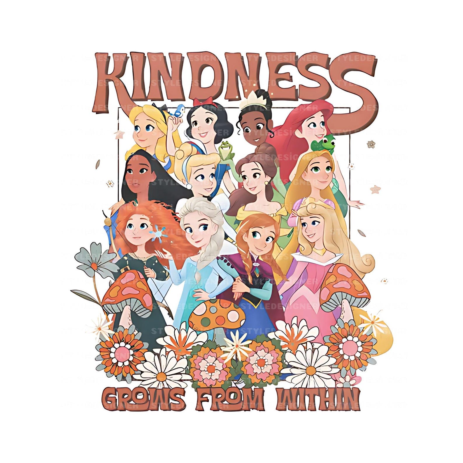 Best Friends Princess Png, Princess Squad Png, Magical Castle With ...