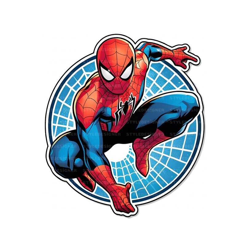 Spiderman Sublimation Design – Superhero PNG SVG File (digital Download ...