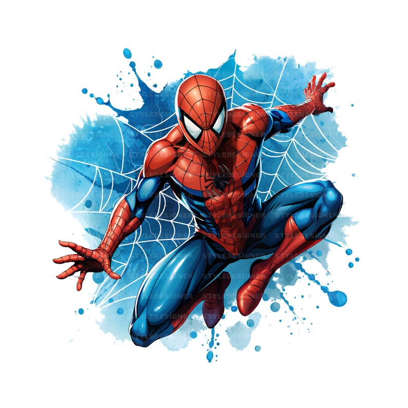 Spiderman SVG PNG – Superhero Sublimation Design (digital Download) - Etsy