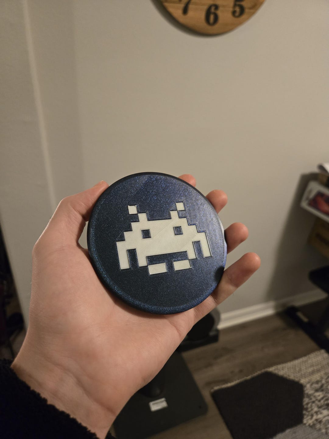 Pixelated Alien Disc Golf Mini Marker - Etsy
