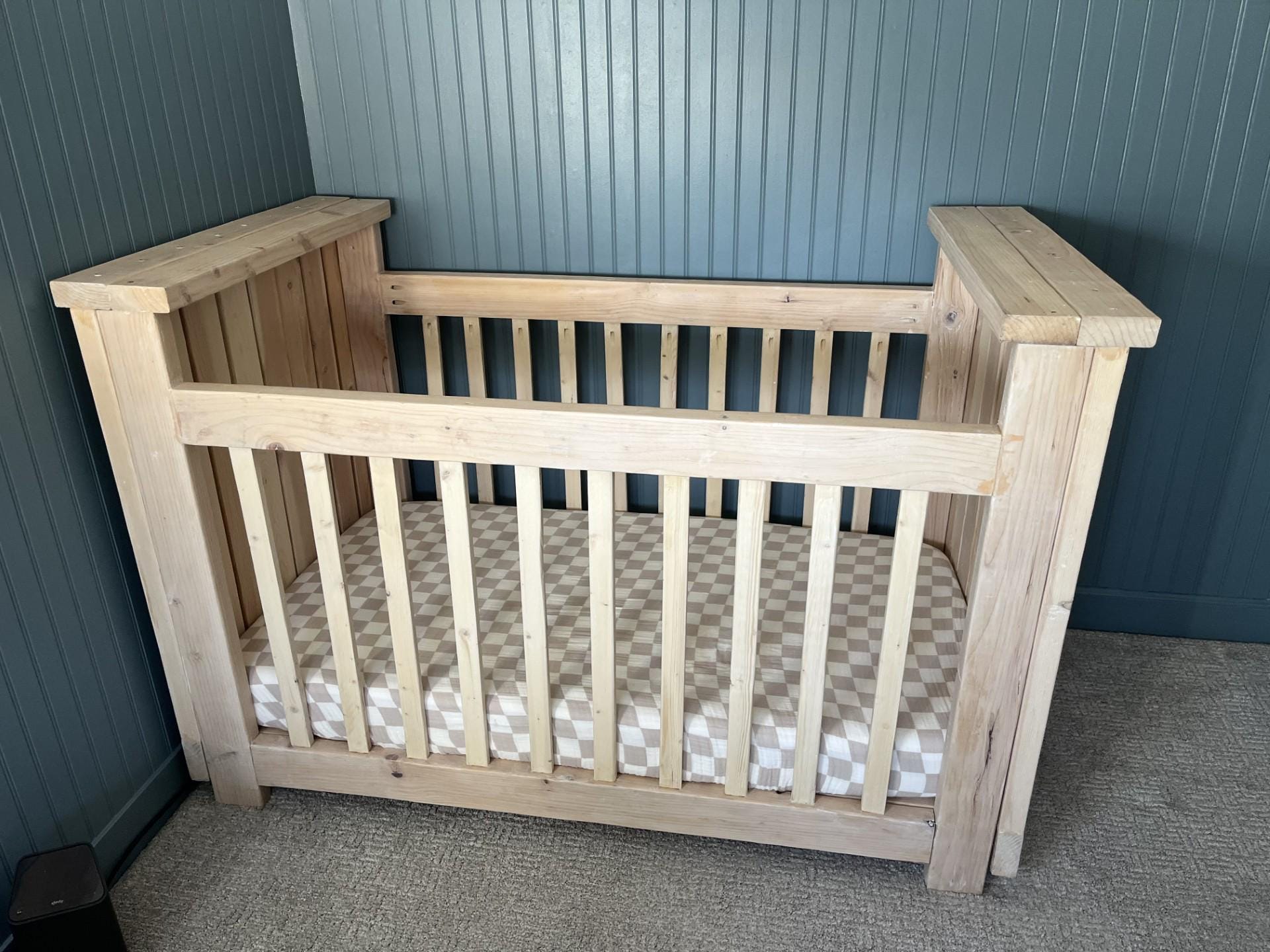 Simple Wood Crib Plans (with Optional Shelving) - Etsy
