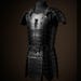 Dark Knight Leather Armor Set – Custom Black Battle Gear With Shoulder ...