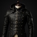Gothic Leather Trench Coat | LARP Fantasy Warrior Jacket | Renaissance ...