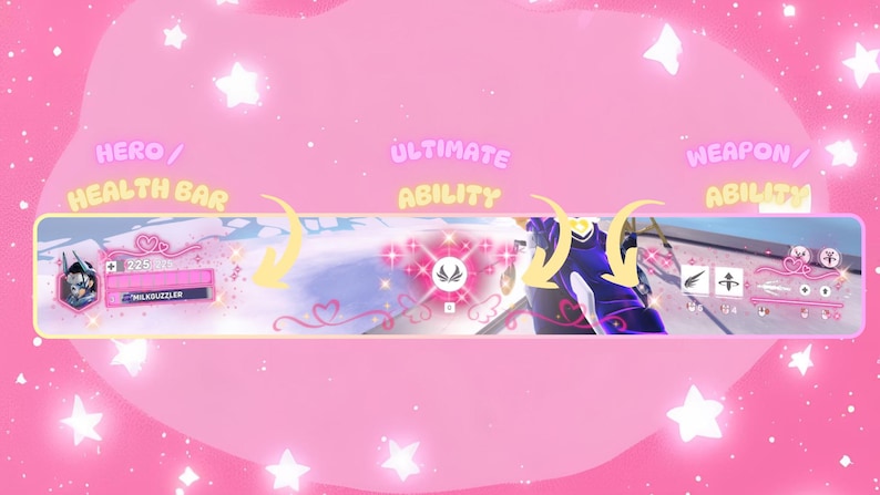 Mercy Mythic Pink Overwatch Overlay for Streaming | Twitch - Youtube ...