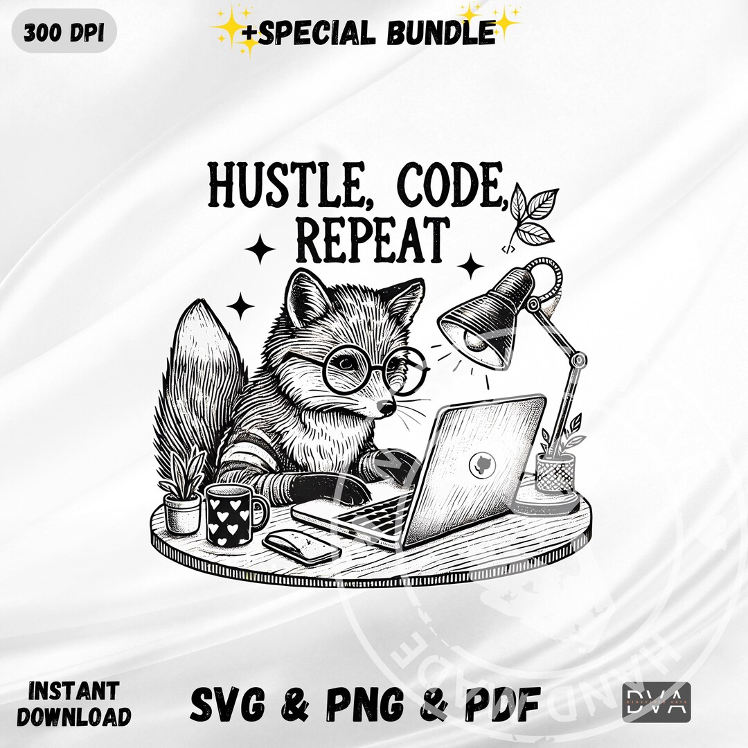 Hustle Code Repeat PNG SVG, Coding Svg, Coding Quotes, Technology ...