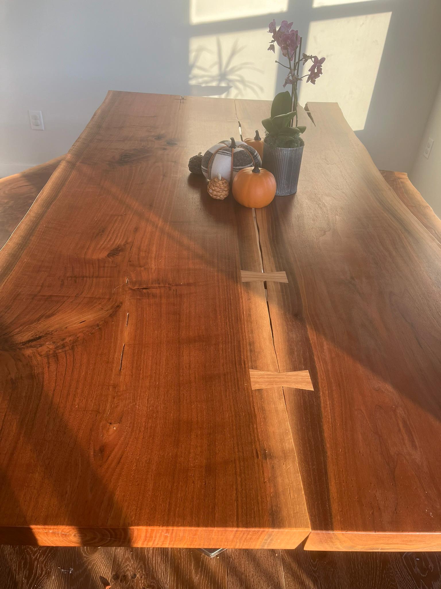 Custom Wood Slab Tables and Benches, Tables Can Be Made to Your ...