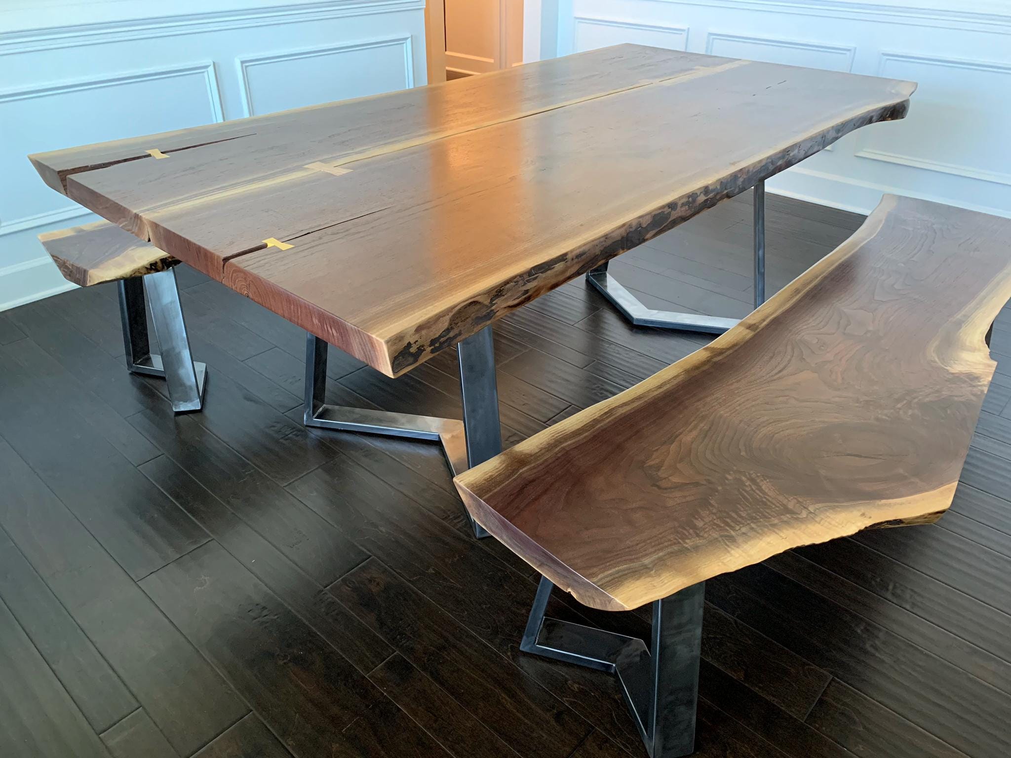 Custom Wood Slab Tables and Benches, Tables Can Be Made to Your ...