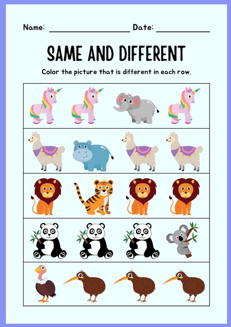 Fun Infant Learning Pack, Worksheets for Toddlers,workbook With ...