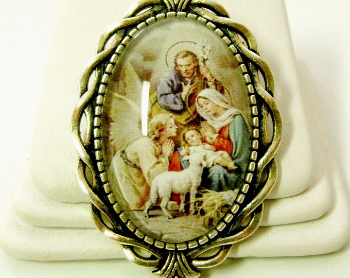 Nativity Pin - Etsy