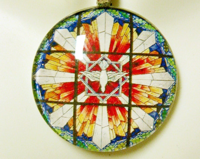 Holy Spirit Pendant With Chain GP03-003 - Etsy