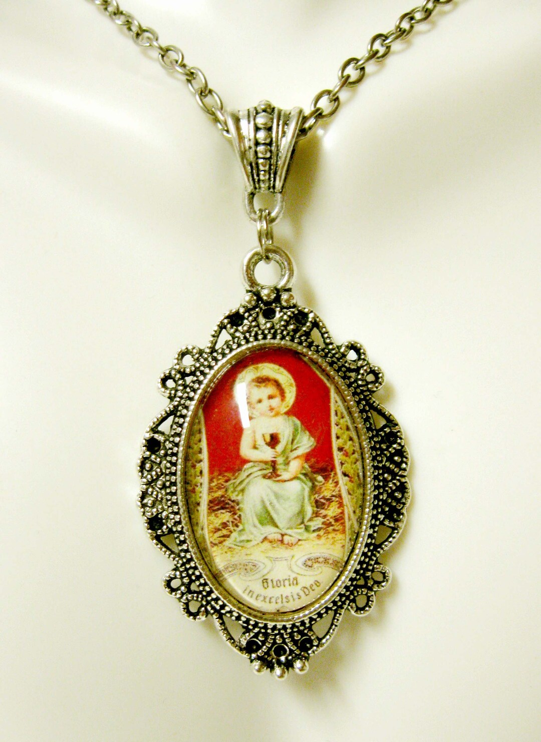Baby Jesus Pendant With Chain - AP04-406 - Etsy