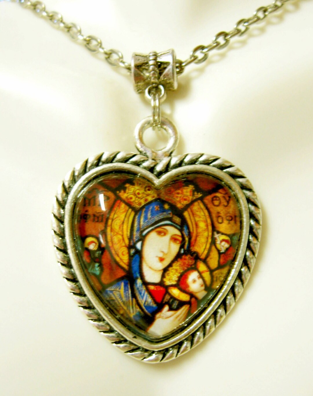 Our Lady of Perpetual Help Pendant and Chain - AP26-101 - Etsy