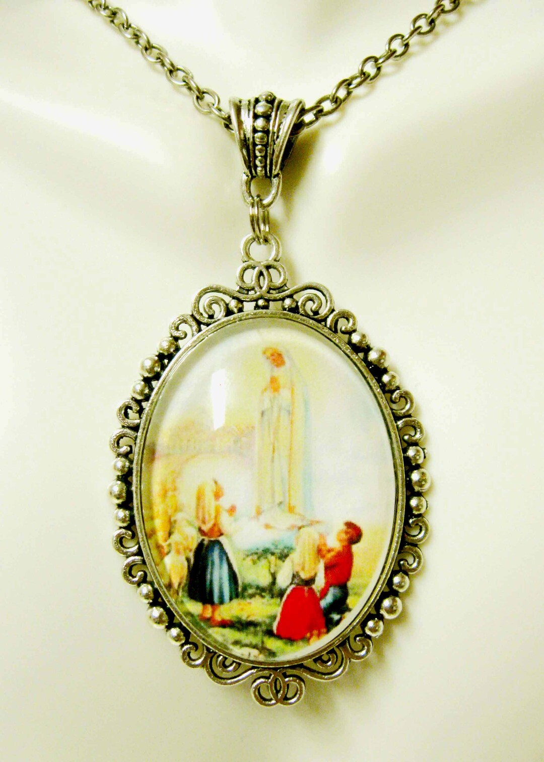 Our Lady of Fatima Necklace - AP09-233 - Etsy